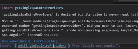 Getsinglespaextraproviders Not Working With Angular Spa And Single Spa Angular Issue