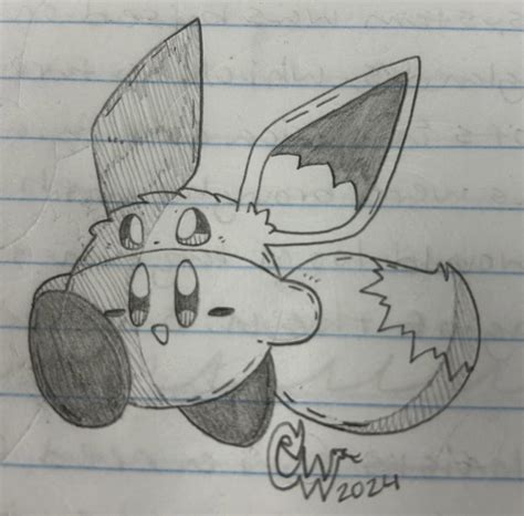 Kirby With An Eevee Copy Ability R Kirby