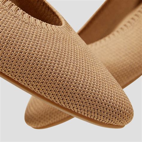 Tamia 20 Comfortable Round Toe Ballet Flats In Nutmeg Vivaia