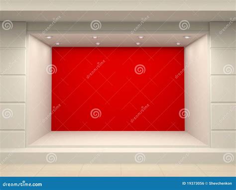 Empty Storefront Of Shop Royalty Free Stock Image