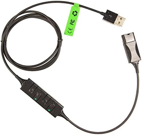 Amazon Com Jabra USB Link Adapter For Headphones With Quick Disconnect Electronics