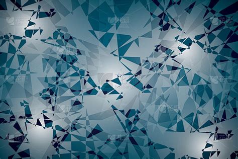 随机几何形状的抽象背景，光点