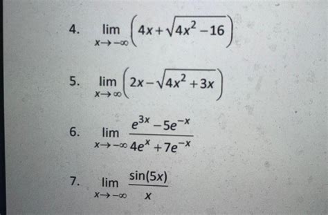 Solved Analytically Determine Whether The Following