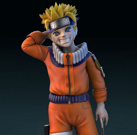1742 Naruto Uzumaki Naruto Stl 3d Print Files My Stl