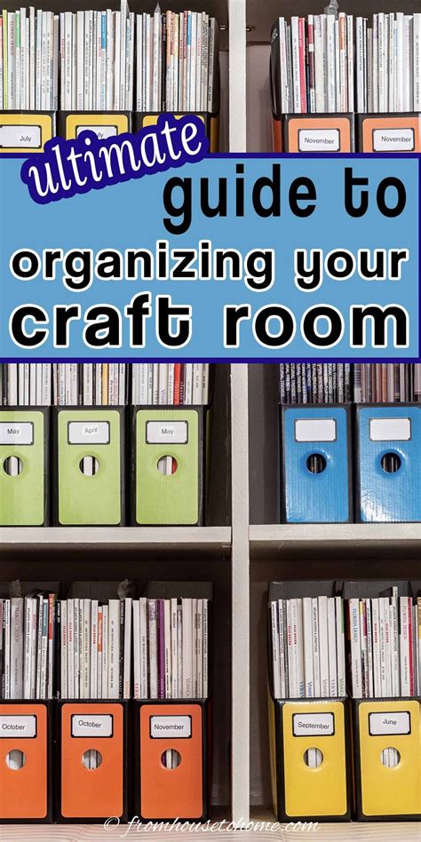 Sewing And Craft Room Organization And Storage Ideas For Small Spaces