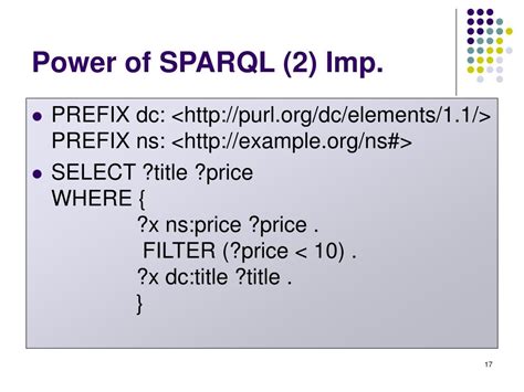 ppt empowering semantic web with sparql standard query language