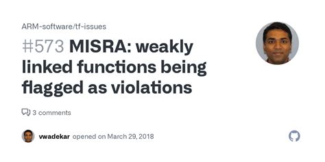 Misra Weakly Linked Functions Being Flagged As Violations · Issue 573