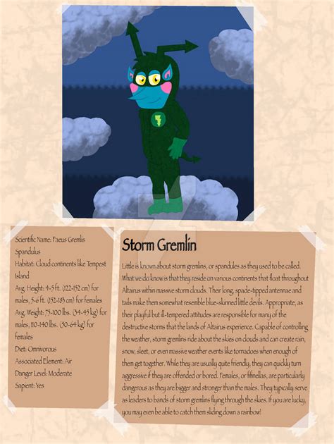 Storm Gremlin By Tymberwolf02 On Deviantart