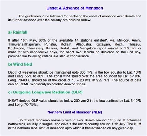 K S Hosalikar On Twitter Guidelines Followed For Declaring The Onset