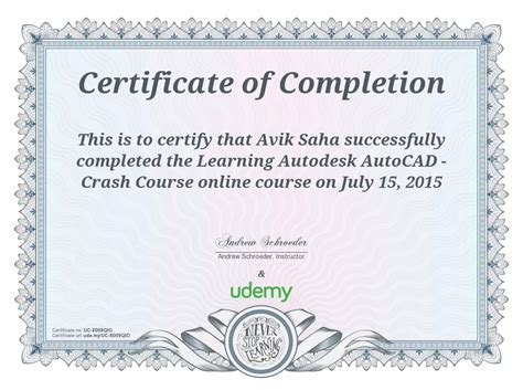 Udemy Autocad Certificate PPT