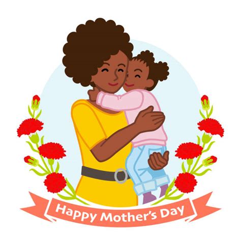 50 African American Mothers Day Clip Art Stock Illustrations Royalty