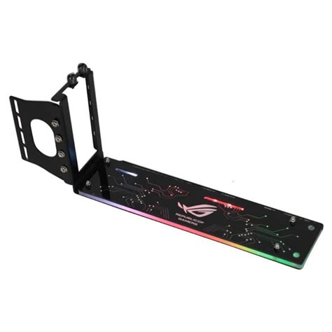 Lianxue Vertical Gpu Bracket Pci E Holder With Led 5v 3pin Rgb Aura For Vertically Kickstand