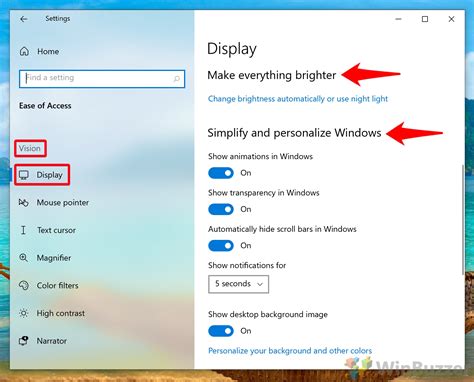 Every Windows Ease Of Access Accessibility Setting Explained Winbuzzer