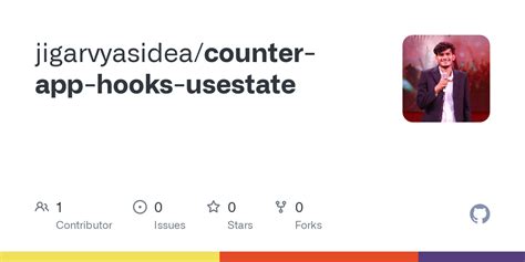 GitHub Jigarvyasidea Counter App Hooks Usestate