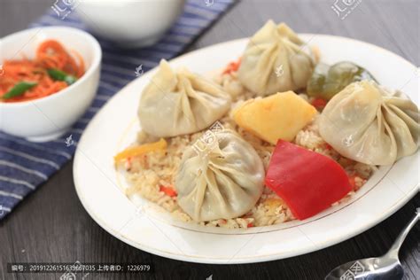 抓饭包子 中国菜系 食品餐饮 摄影素材 汇图网www huitu