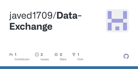 GitHub Javed Data Exchange