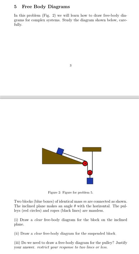 Solved 5 Diagramas De Cuerpo Libre En Este Problema Chegg