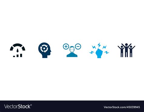Performance Ability Attitude Impact Success Vector Image