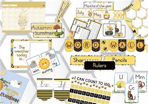 Classroom Theme Bee Za