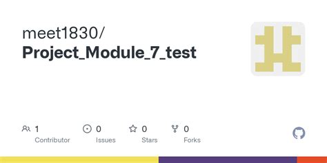 Github Meet1830projectmodule7test