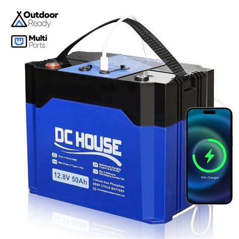 Dc House 12v 30ah Mini Lifepo4 Battery Agm Replacement And Lightweight