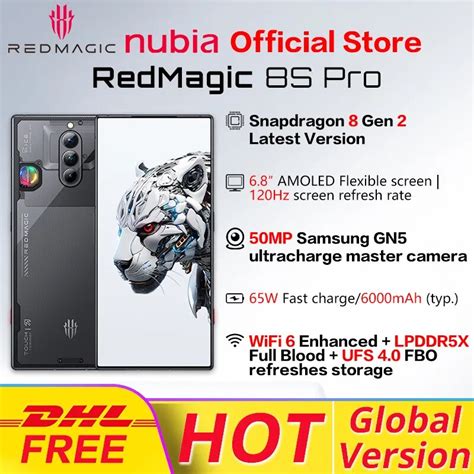 Nubia Redmagic 8s Pro 5G Versi N Global 6 8 Pulgadas 120Hz AMOLED Ltima
