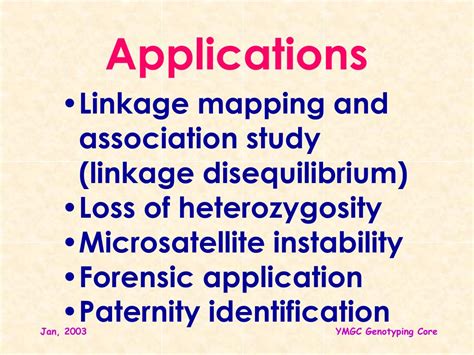 Ppt Searching Microsatellite Markers For Mapping A Disease Gene