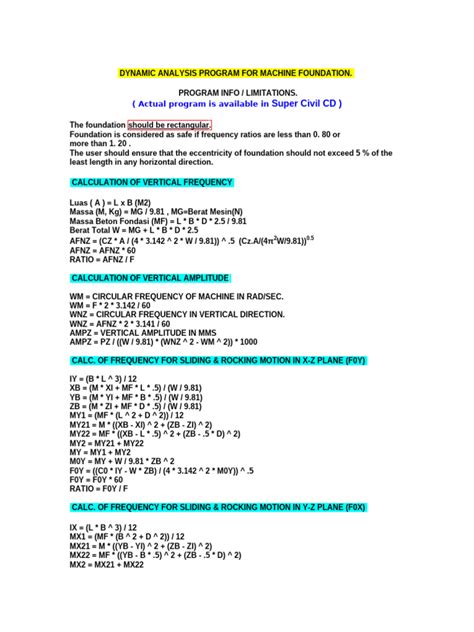 Machine Foundation Pdf