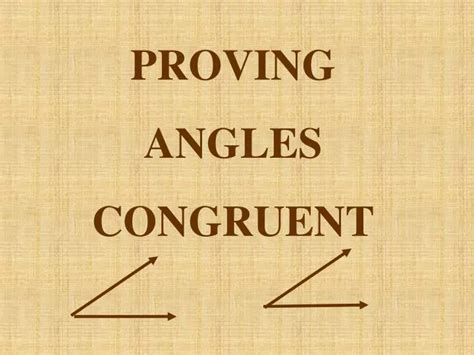 Ppt Proving Angles Congruent Powerpoint Presentation Free Download