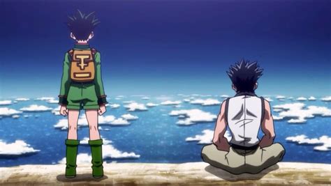 Gon And Ging Im Crying Hunter Anime Hunter X Hunter Hisoka Killua
