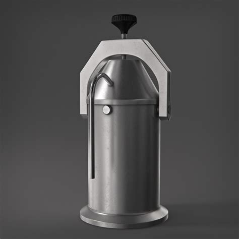 Blender 老苏联咖啡壶3d模型素材资源免费下载 Blender3d模型库