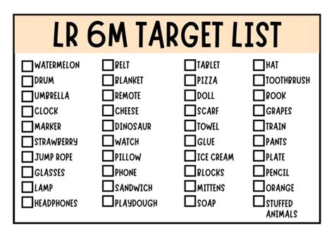 Vb Mapp Listener Response 6m Select 40 Items In Field Of 6 Aba Dtt Task Card