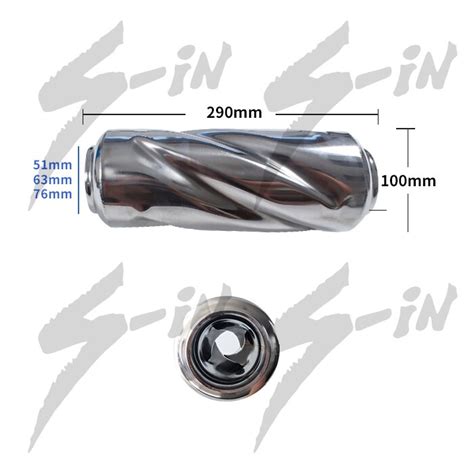Centrale Resonator Tornado Resonator Bullet Uitlaa Grandado