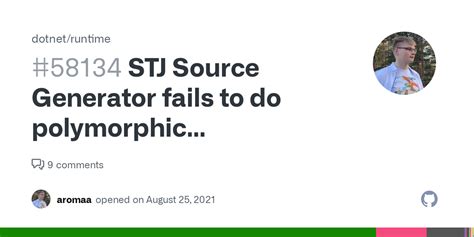 Stj Source Generator Fails To Do Polymorphic Serialization For Built In Types · Issue 58134
