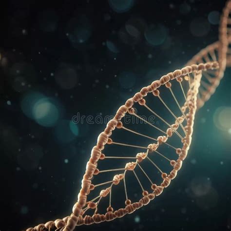 Exploring Dynamic Genetic Canvas With Abstract Perspectives Of Dna Strands Illuminated Against A