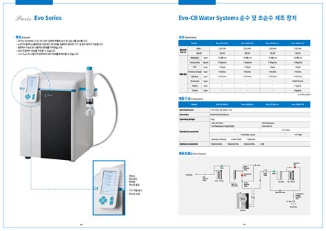 초순수 제조 장치 전문기업 카탈로그 제작 사례 한미르 수출바우처 우수수행기관