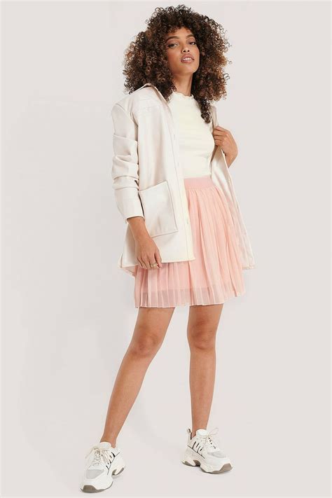 Mini Pleated Skirt Pink Na
