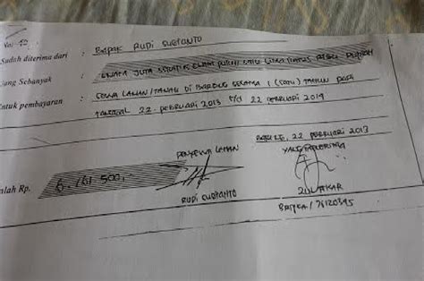 Contoh Kwitansi Sewa Tanah 56 Koleksi Gambar