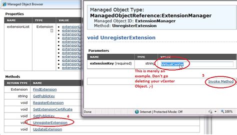 Midus Renaissance To Remove Unused Plug In From Vcenter Use Managed Object Reference