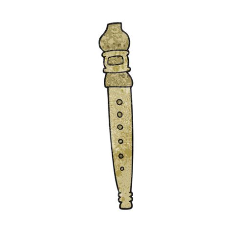110 Flute Recorder Cartoon Musical Instrument Stock Illustrations