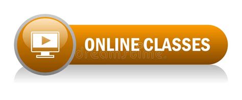 Online Classes Icon Button Stock Illustration Illustration Of Element 191136631