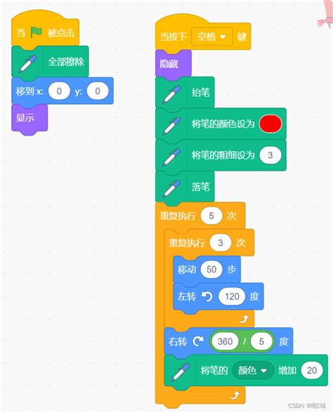 免费，scratch蓝桥杯等级考试真题 第17级（含答案解析和代码） scratch自制积木练习题 csdn博客