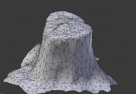 Low Poly Tree Chunk Free 3d Model Blend Free3d