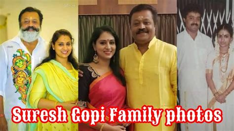 Suresh Gopi Family photos #youtube #malayalamfullmovie - YouTube