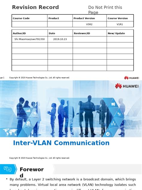 10 Inter Vlan Communication Pdf Computer Network Network Switch