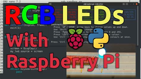 How To Use RGB LEDs With Raspberry Pi And Python YouTube