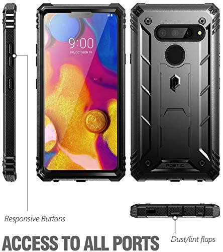 Lg V Thinq Rugged Case Lg V Rugged Case Poetic Revolution Degree Protection Full