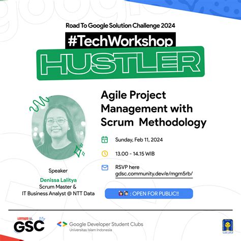 See Workshop Road To Gsc Hustler Agile Project Management With Scrum