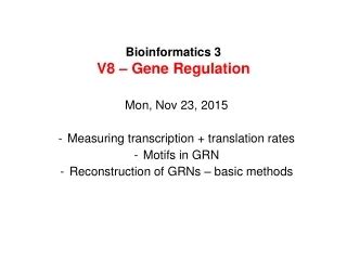 PPT A Bioinformatics Pipeline To Explore Transcriptional Regulation