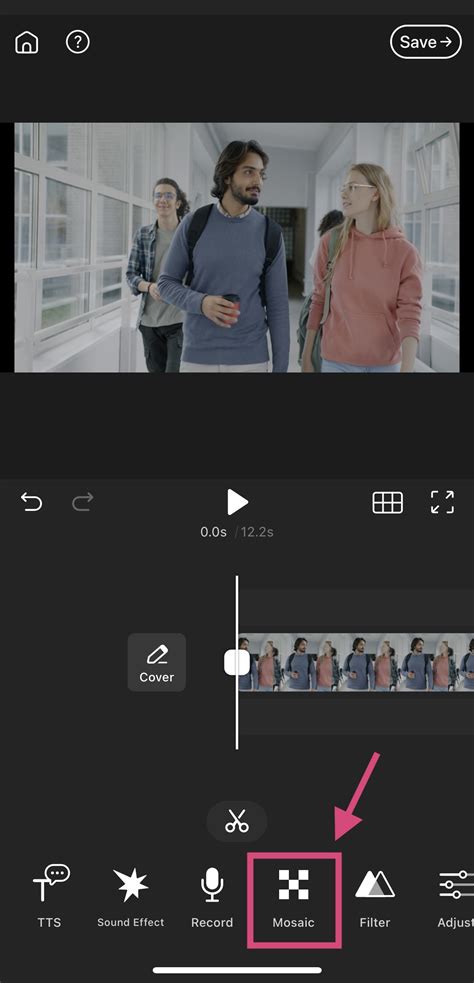 How To Add Mosaics To Moving Object Vdit Editeur De Vidéo